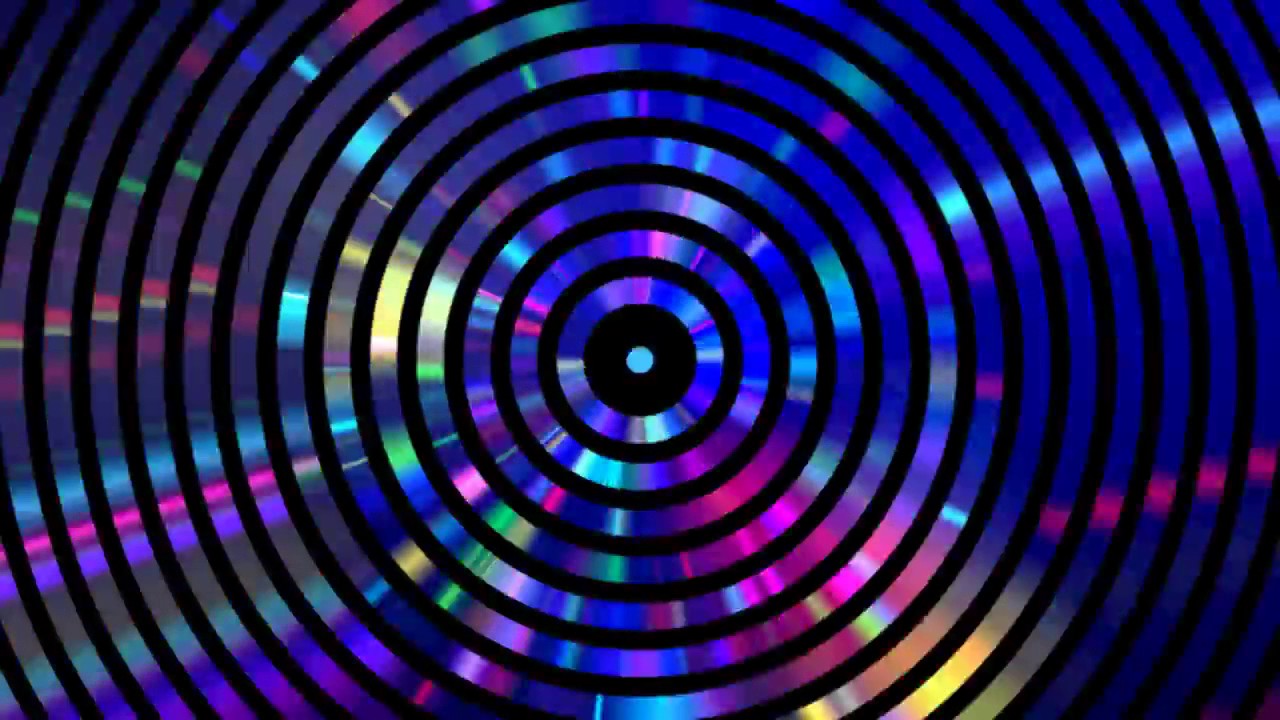 4K Disco Hypnotic Light Centerd VJ LOOP DISCO Effect Animation ...