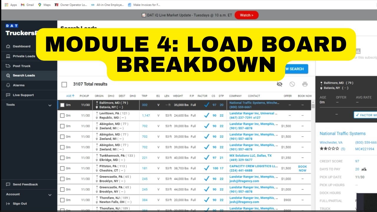 Freight Dispatcher: FREE DISPATCHER COURSE TRAINING (SNIPPET) - YouTube