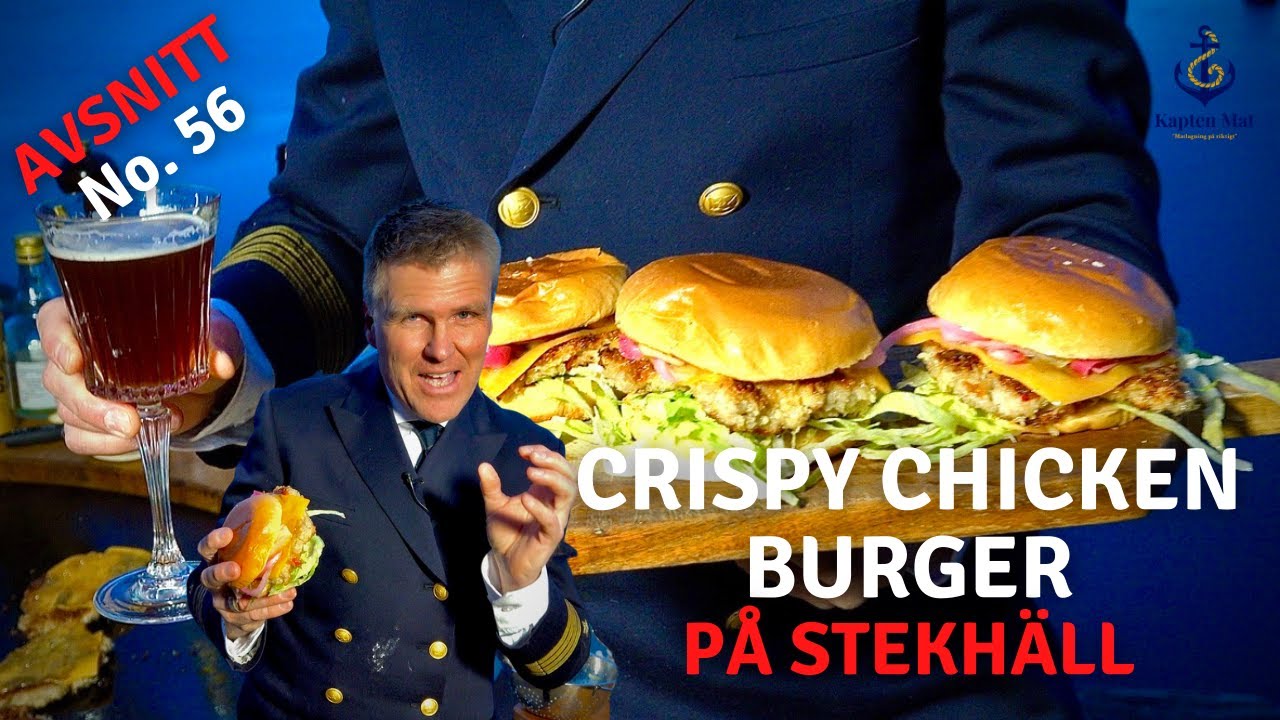 No. 56 - Crispy Chicken Burger - Kapten Mat - YouTube