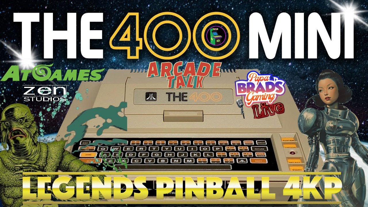 ATARI 400 MINI, Pinball Tournament, AtGames news! - YouTube
