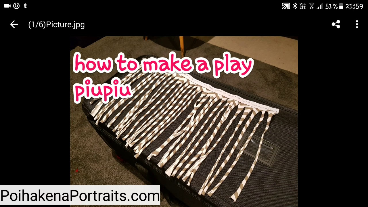 How to make a play piupiu - YouTube