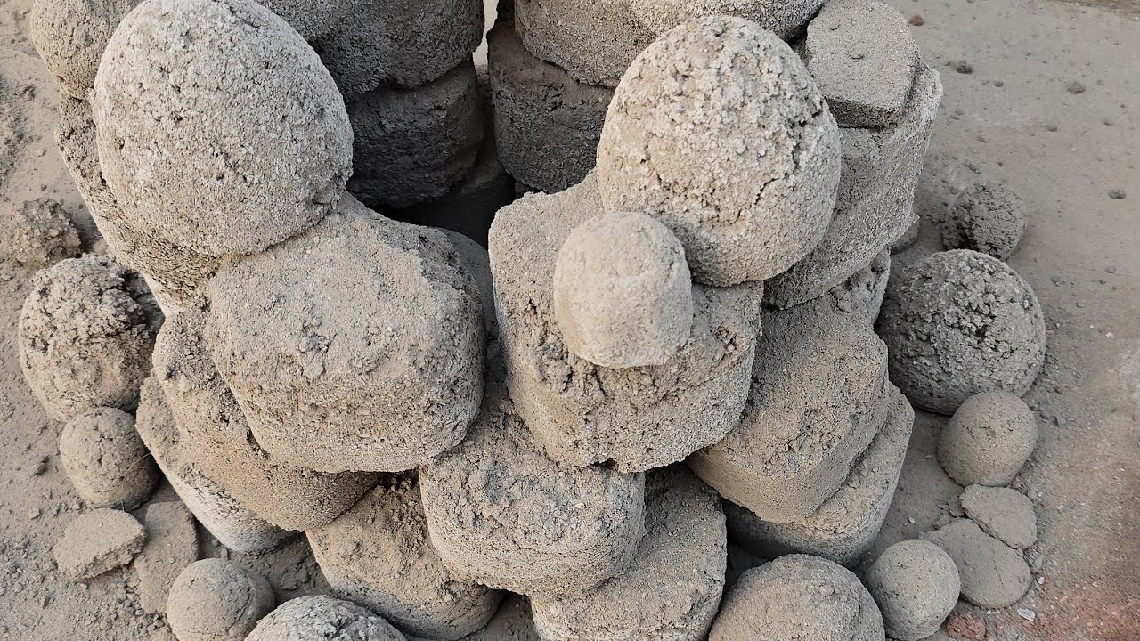 ASMR: New || Crunchy Smashing Crumbling #clay #satisfying #smashing ...