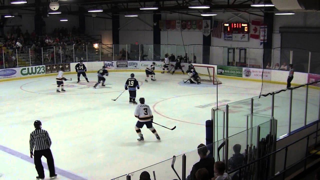 NAHL Springfield Jr. Blues vs Peoria Mustangs 9/6 9/7 - YouTube