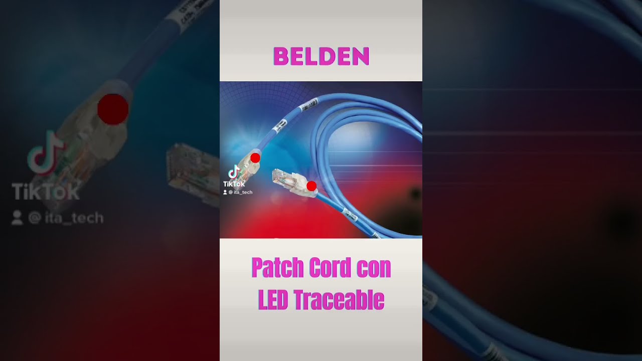 Cable de parcheo traceable de Belden, el patch cord para gobernar a todos - YouTube