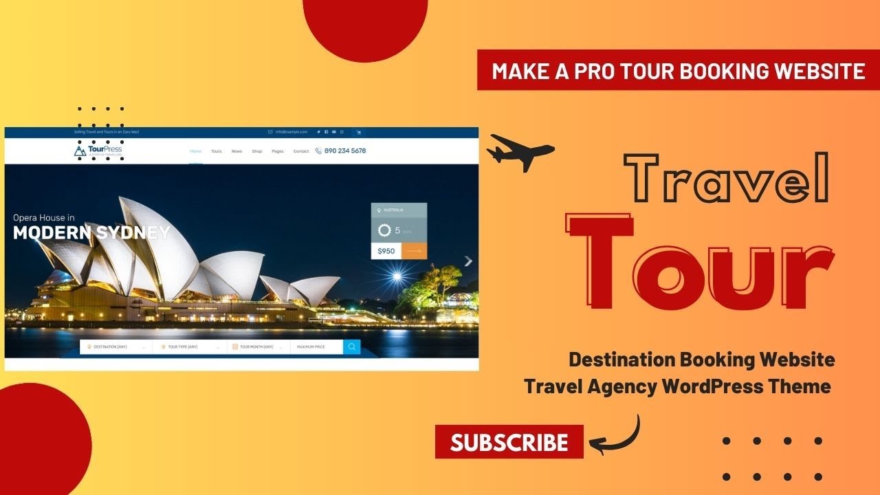 Tour Travel Professional Agency Website | Travel Booking, Tour Packages ...