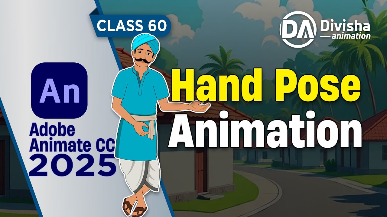 Adobe Animate CC | Complete Course | Hand Pose Animation | 2D Animation ...