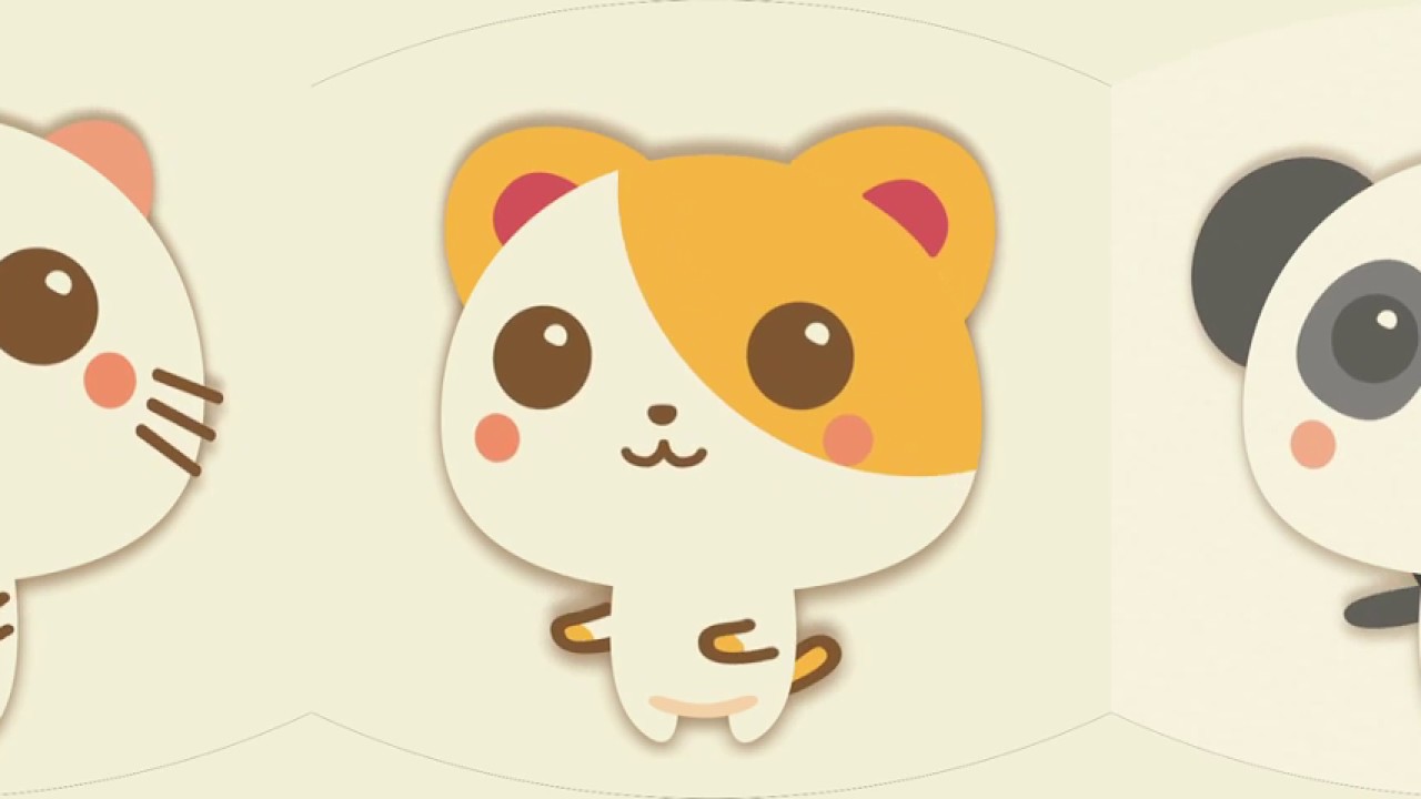 KAWAII ANIMALS 360 TEST - YouTube