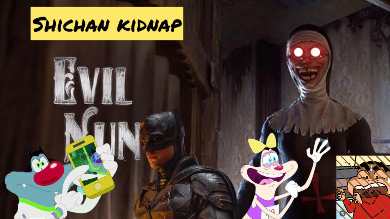 Oggy Takes Help to Batman|How Save Shinchan And Olivia kidnapped by ...