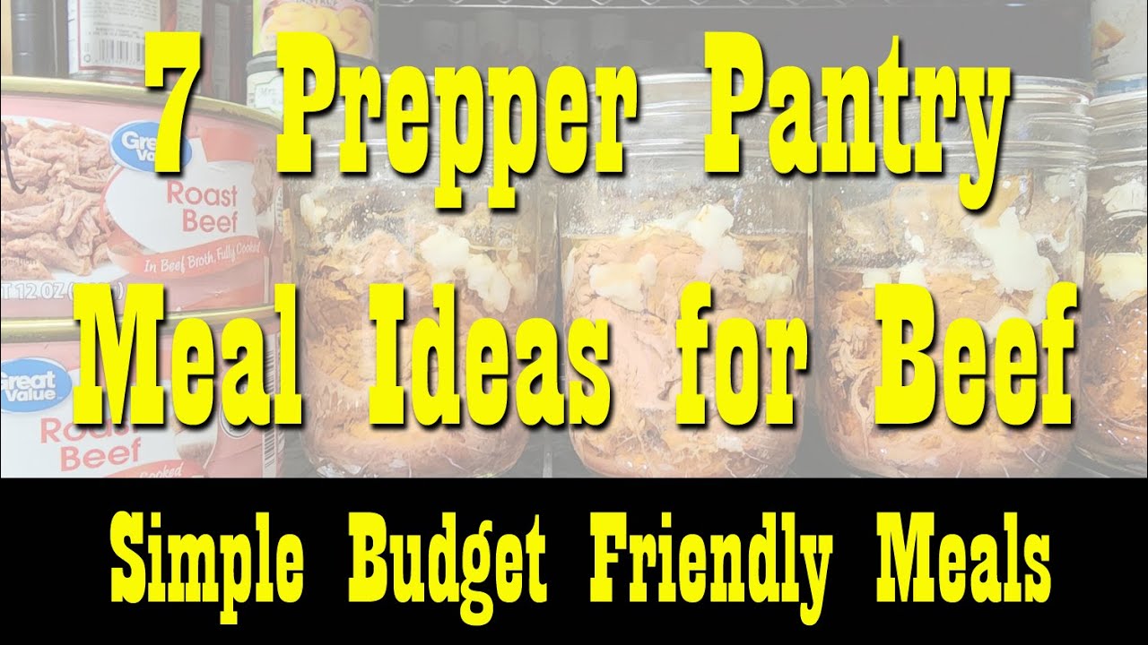 7 Prepper Pantry Meal Ideas Using Canned Beef ~ Food Storage Meals ...