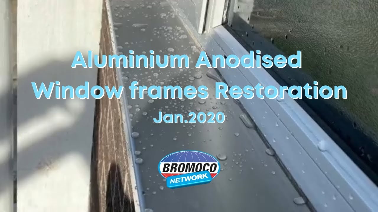 Aluminium Anodised Window frames Restoration Jan.2020 - YouTube