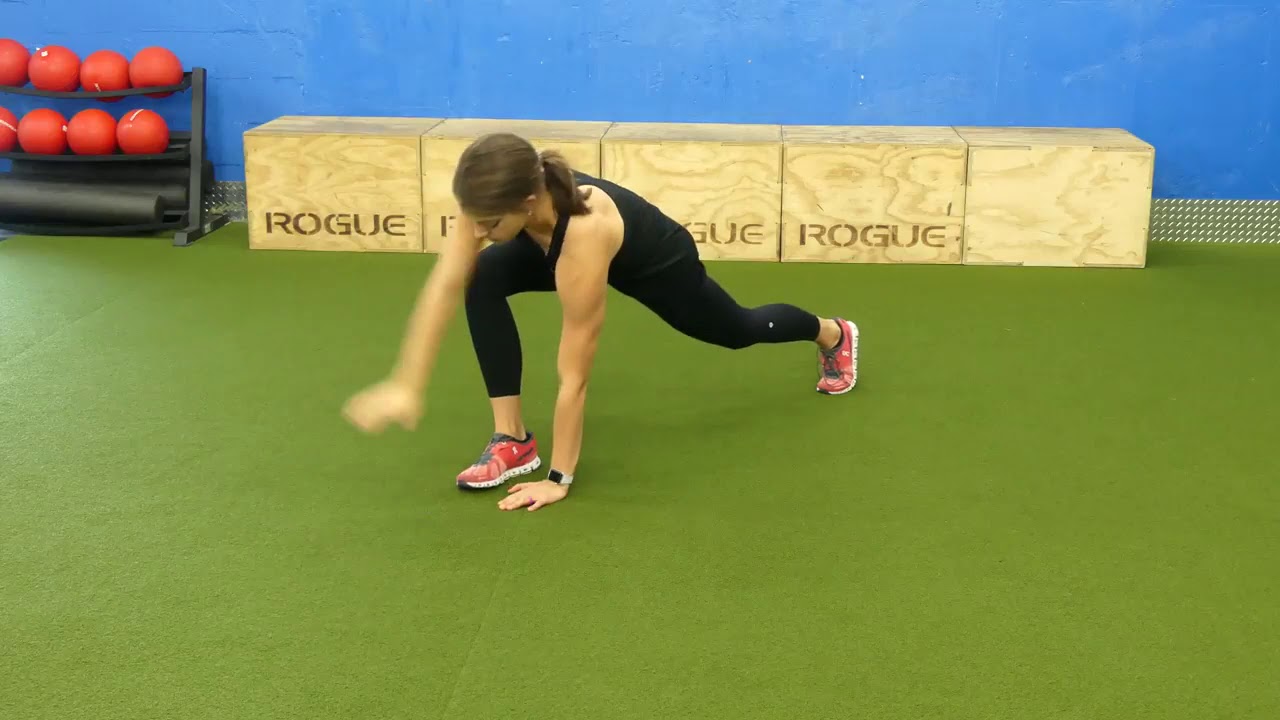 Lunge Iso Extreme Trunk Rotation - YouTube