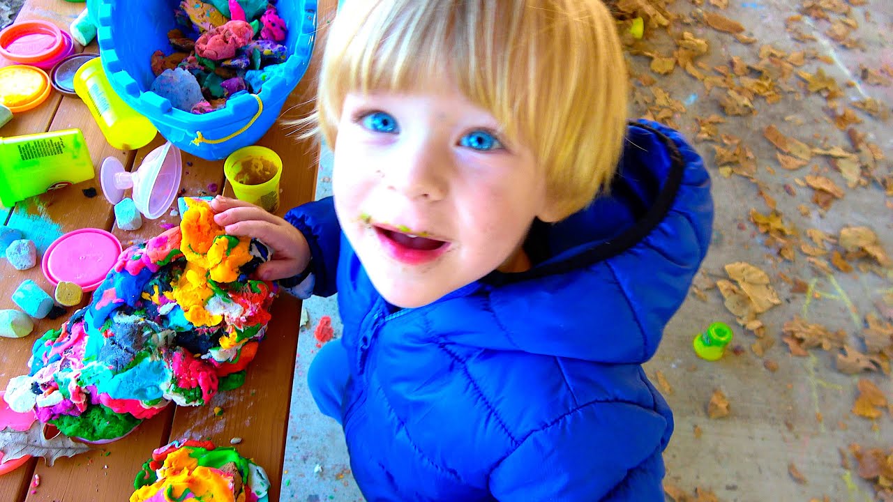 Oh No! Our Dough Blob Won’t Stop Growing! 😆 Hilarious Family Video for ...