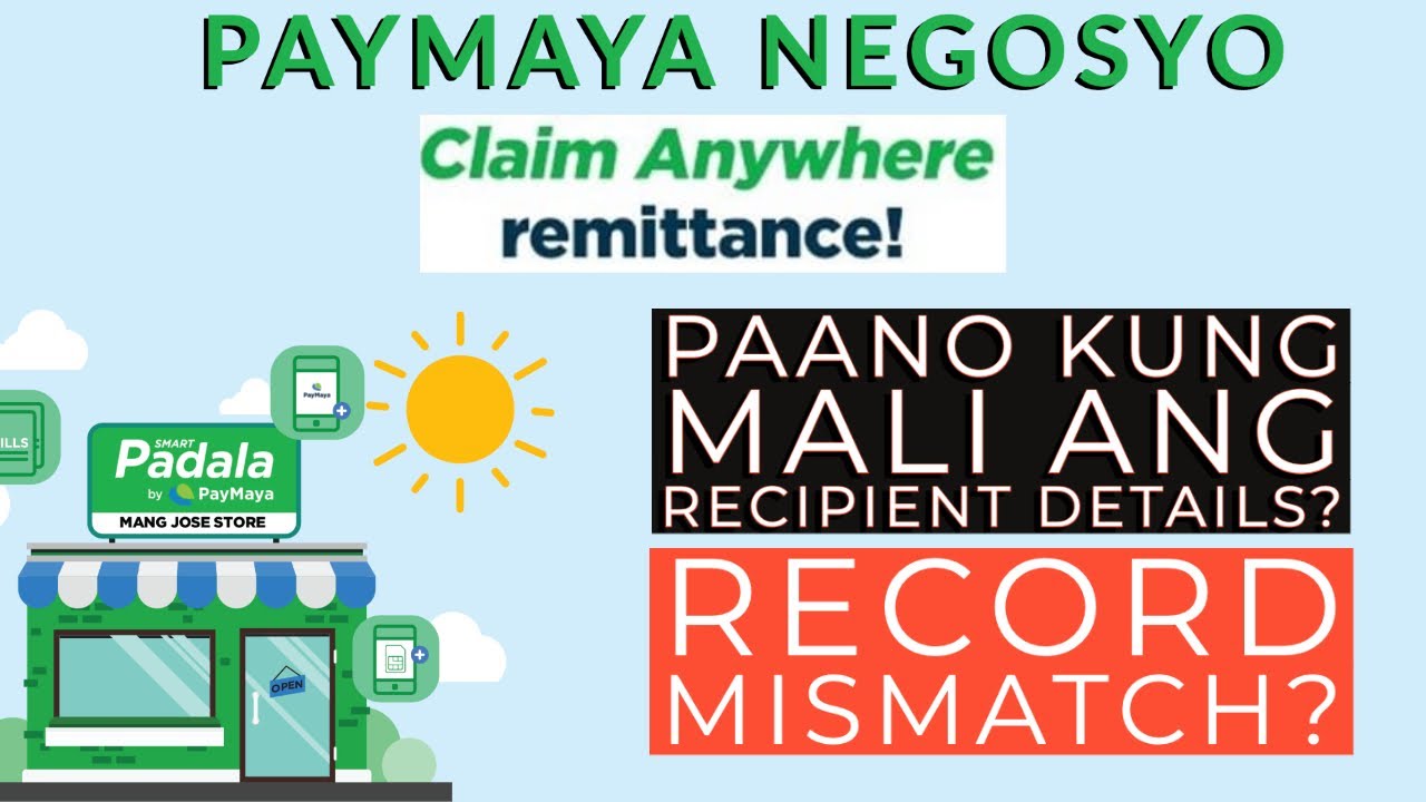 Smart Padala Claim Anywhere - Nagkamali ng Recipient Details, Anong ...