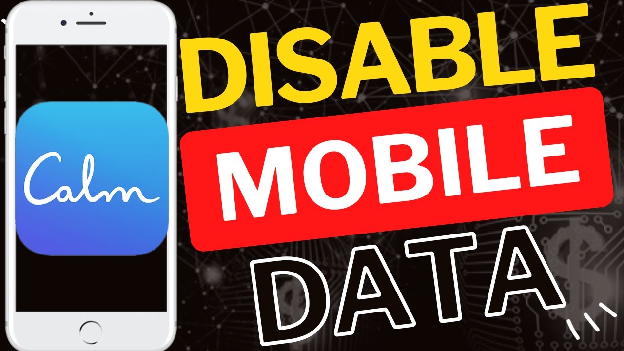 How to Stop Calm App from Using Mobile Data to Download - YouTube