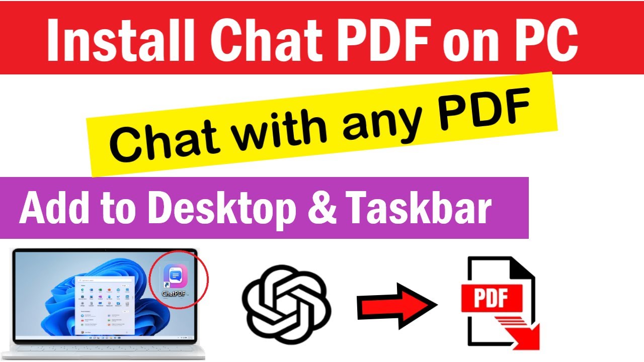 ChatPDF AI Tools For PC | How to Create ChatPDF Desktop Shortcut | ChatPDF web Shortcut for PC ...