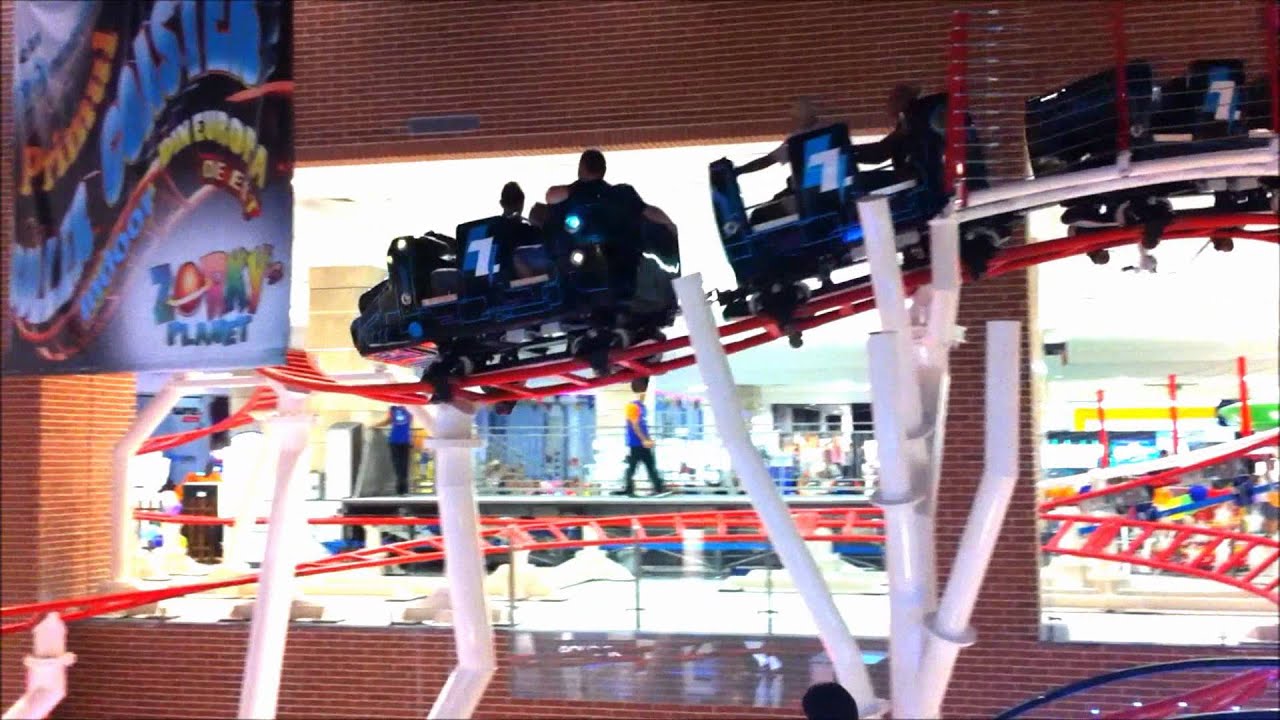 roller coaster mall afi cotroceni - YouTube