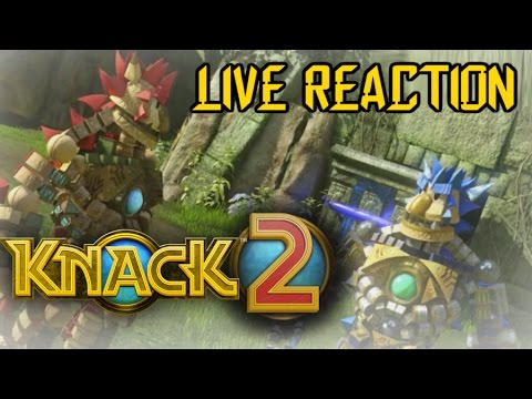 NEOGAF DID THIS - LIVE Reaction to... Knack 2 Trailer? - PSX 2016 - YouTube