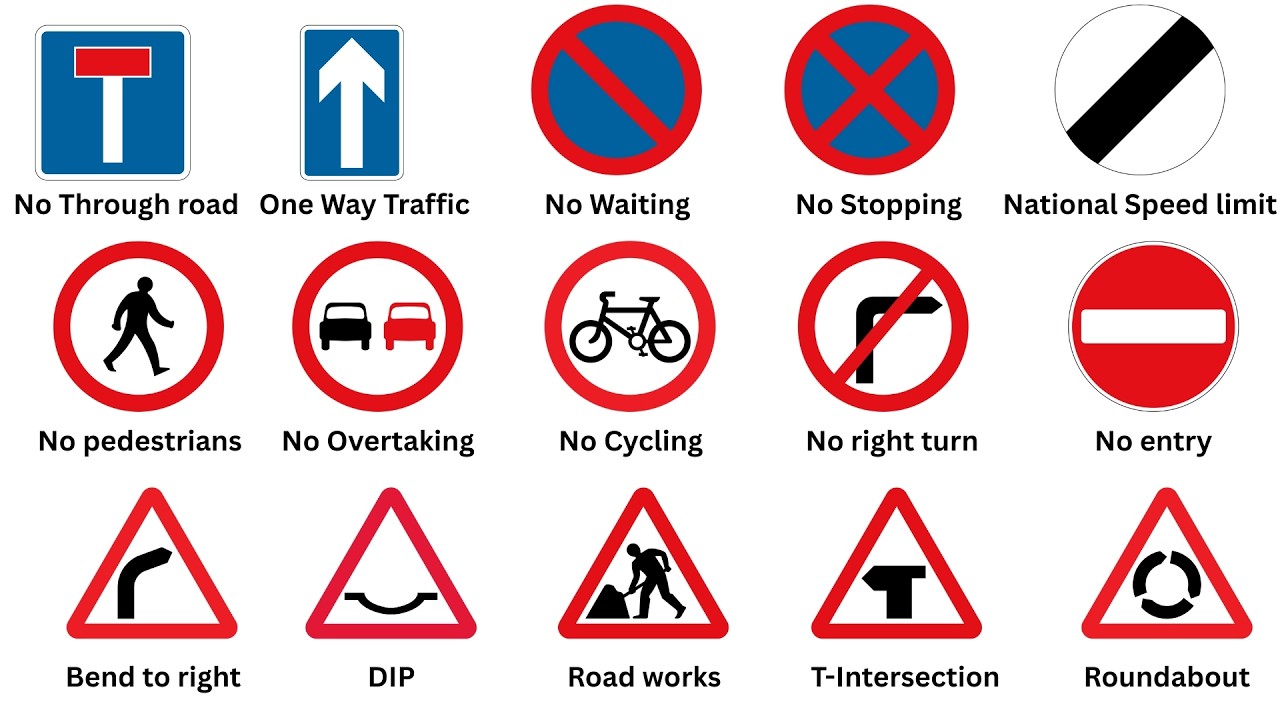 🚦 Top 40 Road Signs Every Driver Must Know | Ultimate Road Signs Test ...