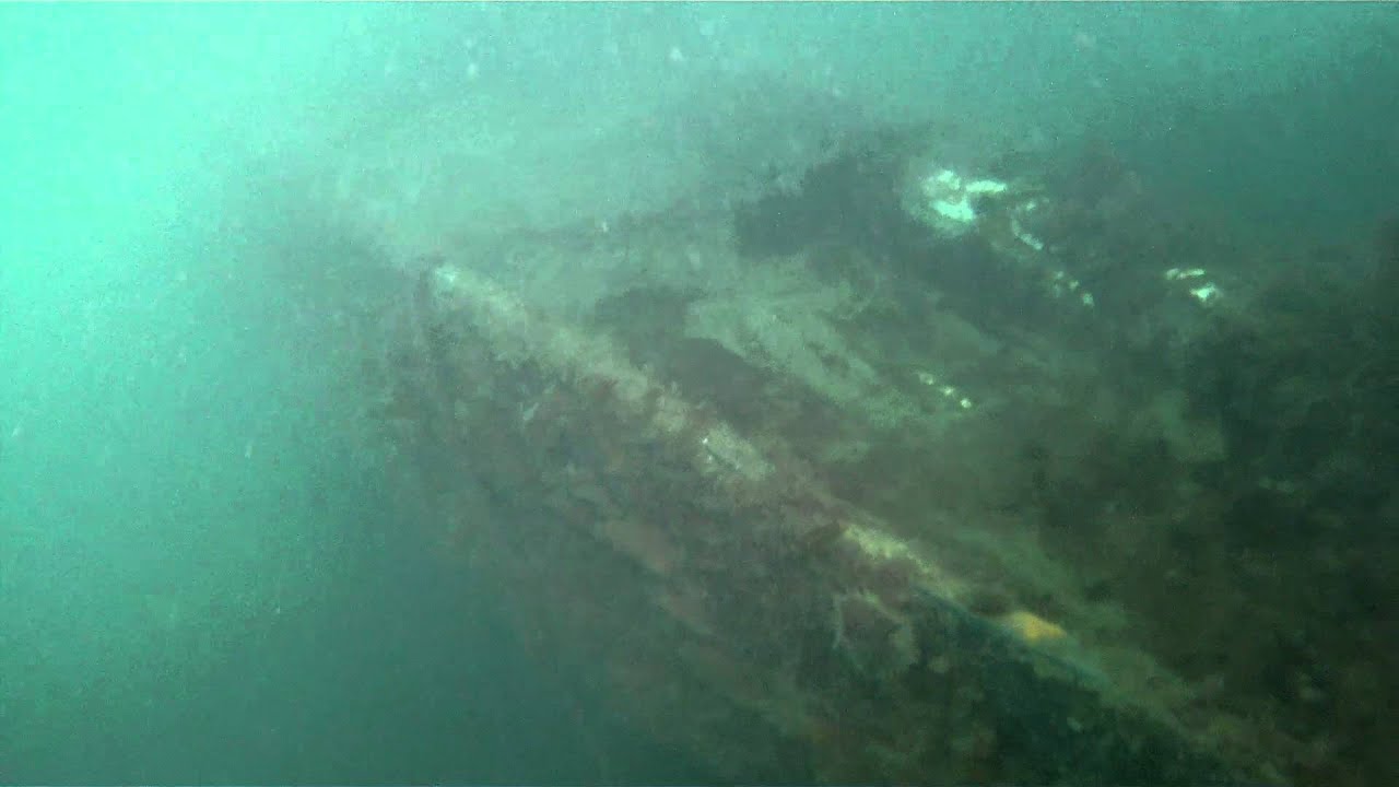 Sunken yacht off The Dingle, Halifax NS - YouTube