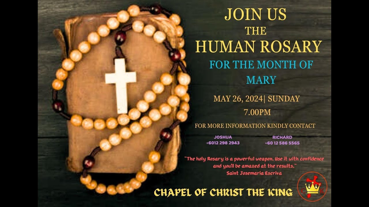 The Human Rosary - YouTube