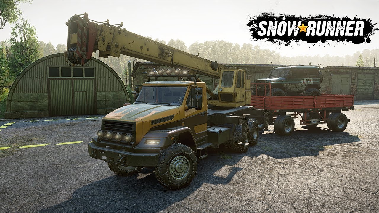 SnowRunner - VORON Grad Rescue the car from the river | Gameplay - YouTube