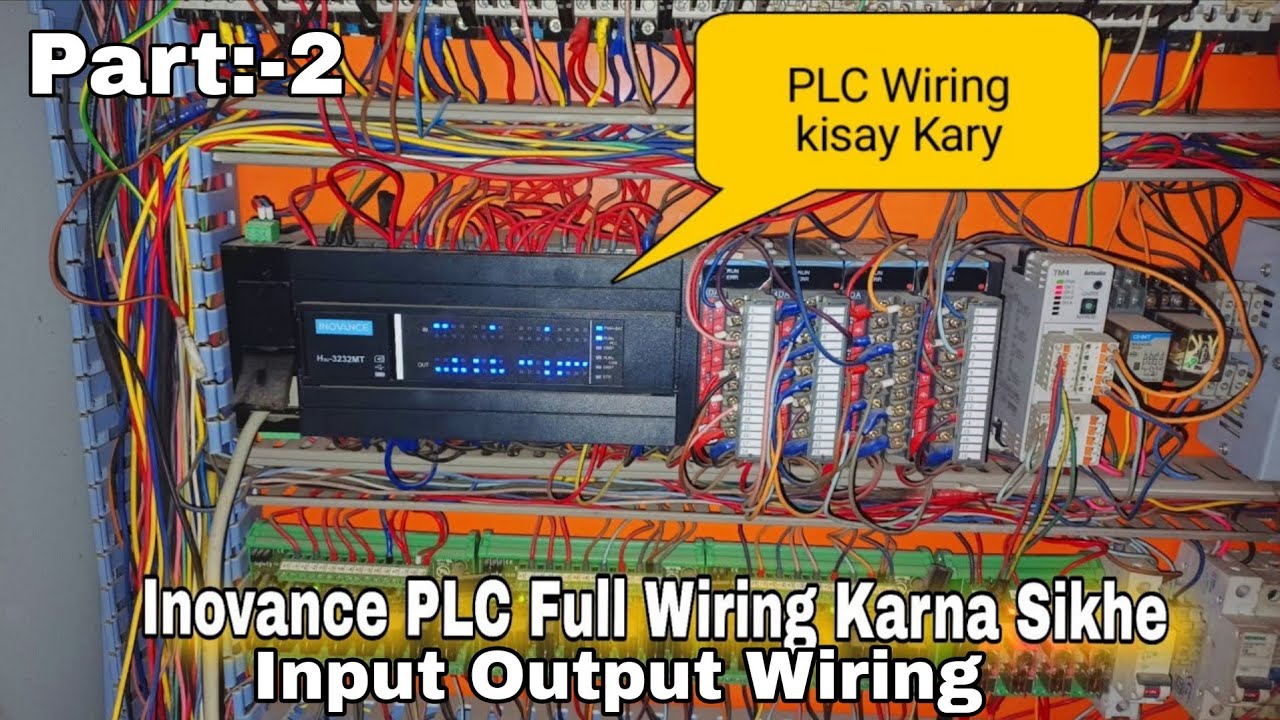 PLC Input Or Output Wiring kisay kiya jata hai Part:-2 #electrician # ...