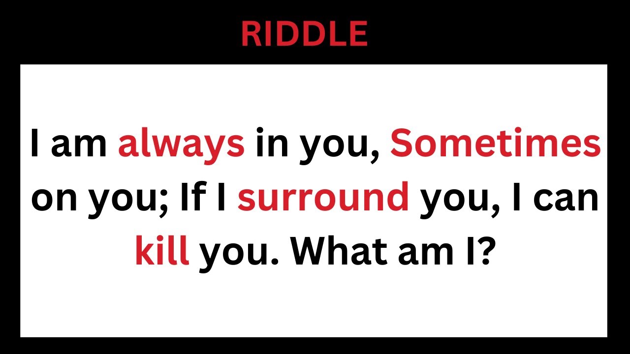 STRETCH Your Brain with These 15 Mind Blowing Riddles? - YouTube