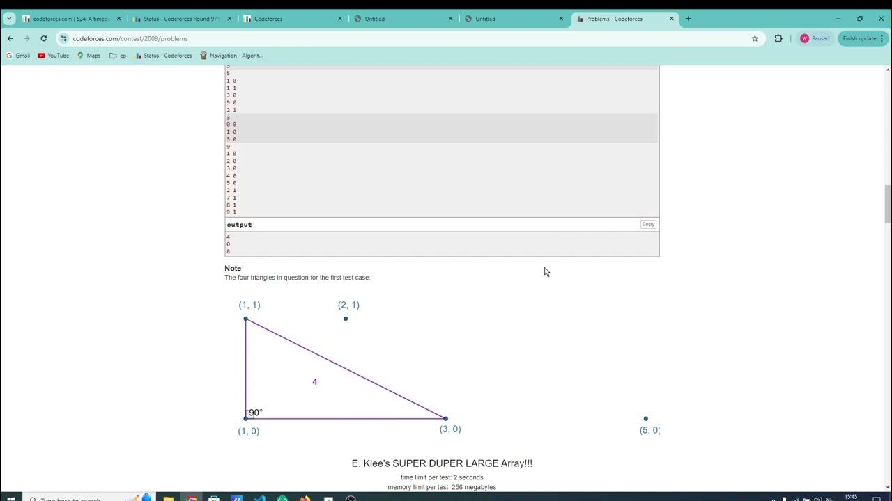 Codeforces Round 971 (Div. 4) screencast (slightly less bad performance) - YouTube