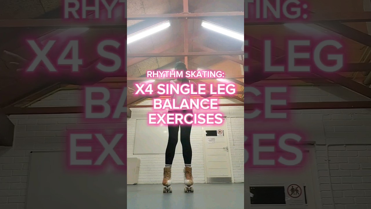 RHYTHM SKATING: SINGLE LEG BALANCES #rollerskating - YouTube