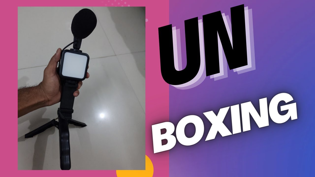 Unboxing Video-making kit purchased from flipkart | best video making ...