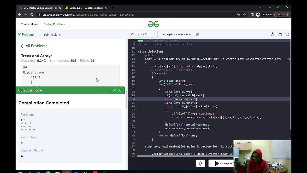 GFG Weekly Coding Contest Number 85 | Live 🔴 - YouTube