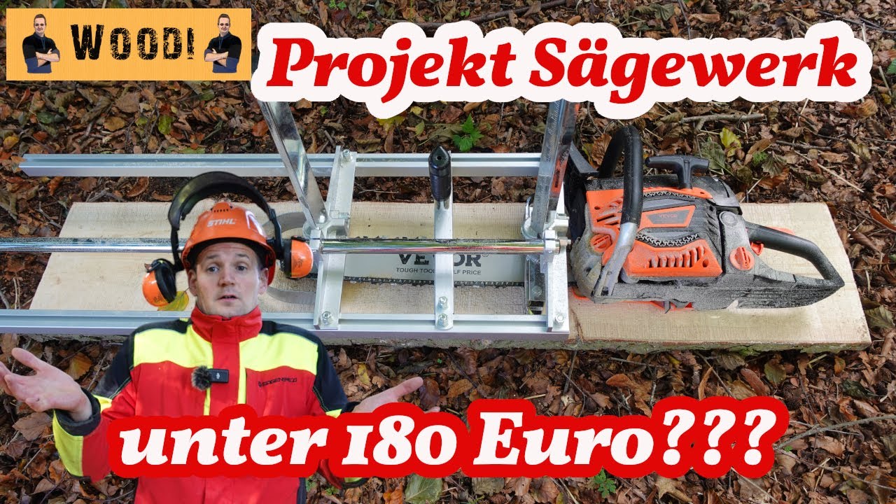 Mobiles Sägewerk für die Motorsäge: Dein eigenes Holz sägen - Einfache ...