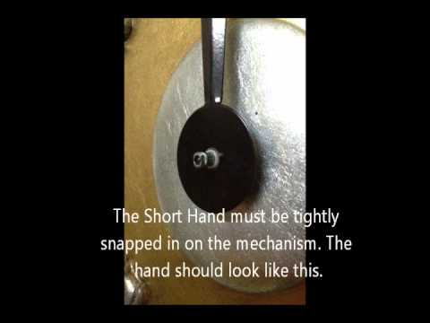Clock Hands Set up Instructions - YouTube
