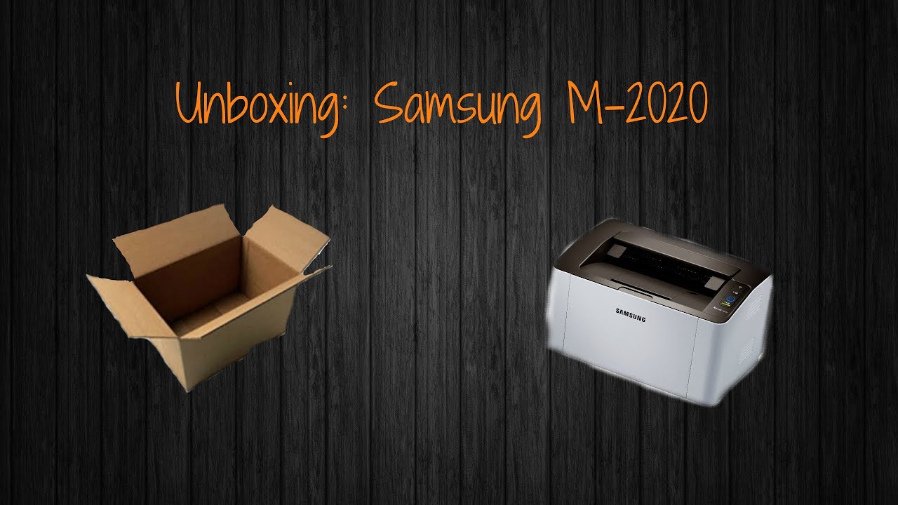 แกะกล่อง Samsung M2020 - YouTube