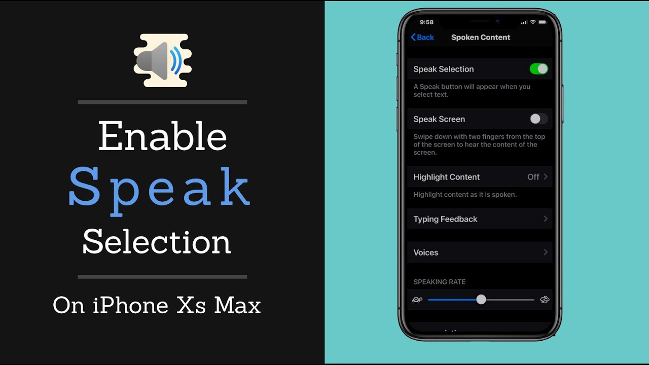 Enable Speak Selection On IPhone XS Max XR XS X Turn On IPhone Speak Auto Text YouTube enable-speak-selection-on-iphone-xs-max-xr-xs-x-turn-on-iphone-speak-auto-text-youtube