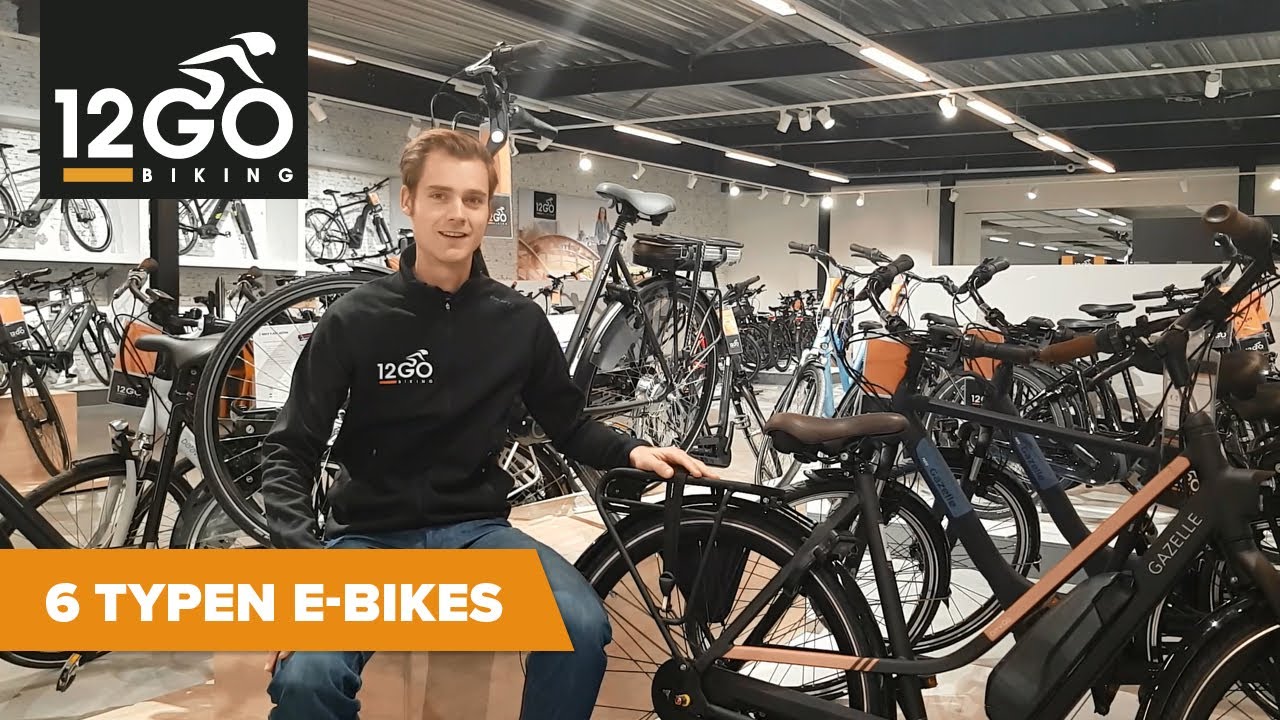De 6 verschillende soorten E-bikes - YouTube