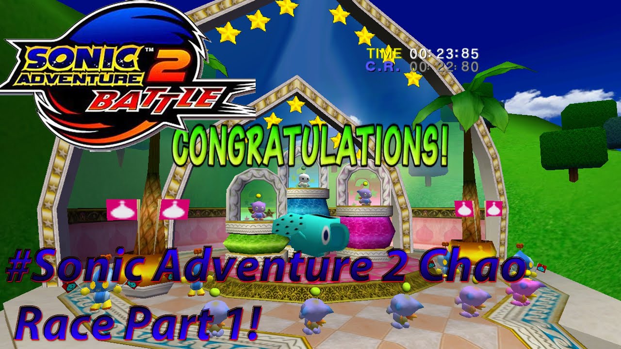 Sonic Adventure 2 Battle Chao race part 1 Xbox 360 (1080p 60FPS) - YouTube