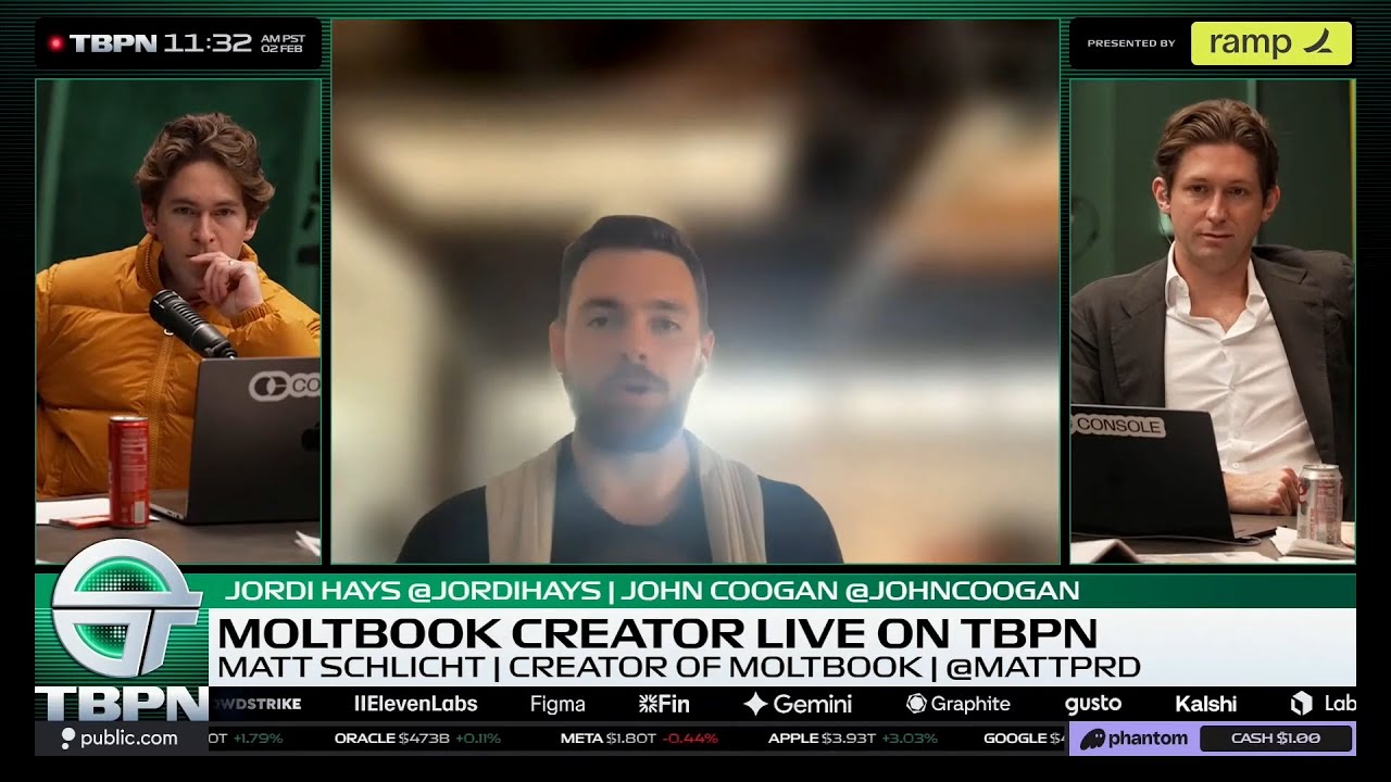 Full Interview: Moltbook Creator’s First Appearance Since Launch - YouTube