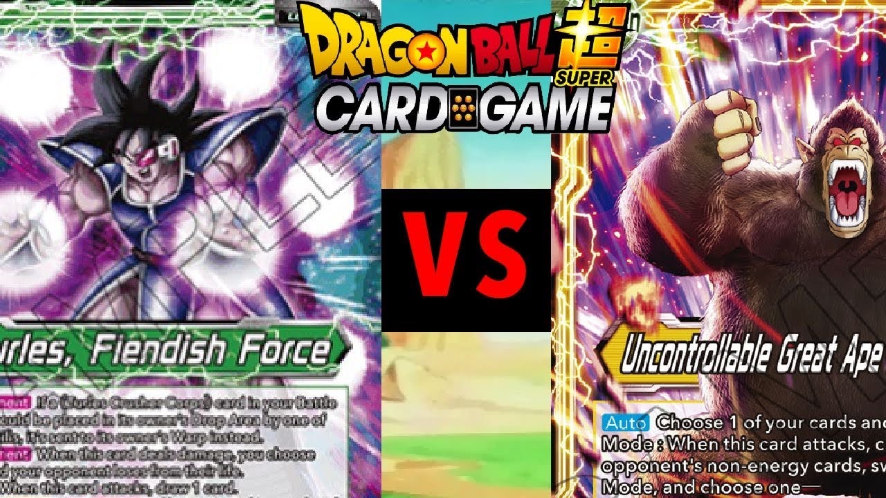 Green Turles VS Starter Great Ape Goku (DBS Card Game) - YouTube