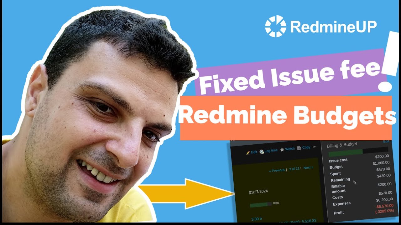 How to set a fixed fee for an issue via the Redmine Budgets plugin? - YouTube
