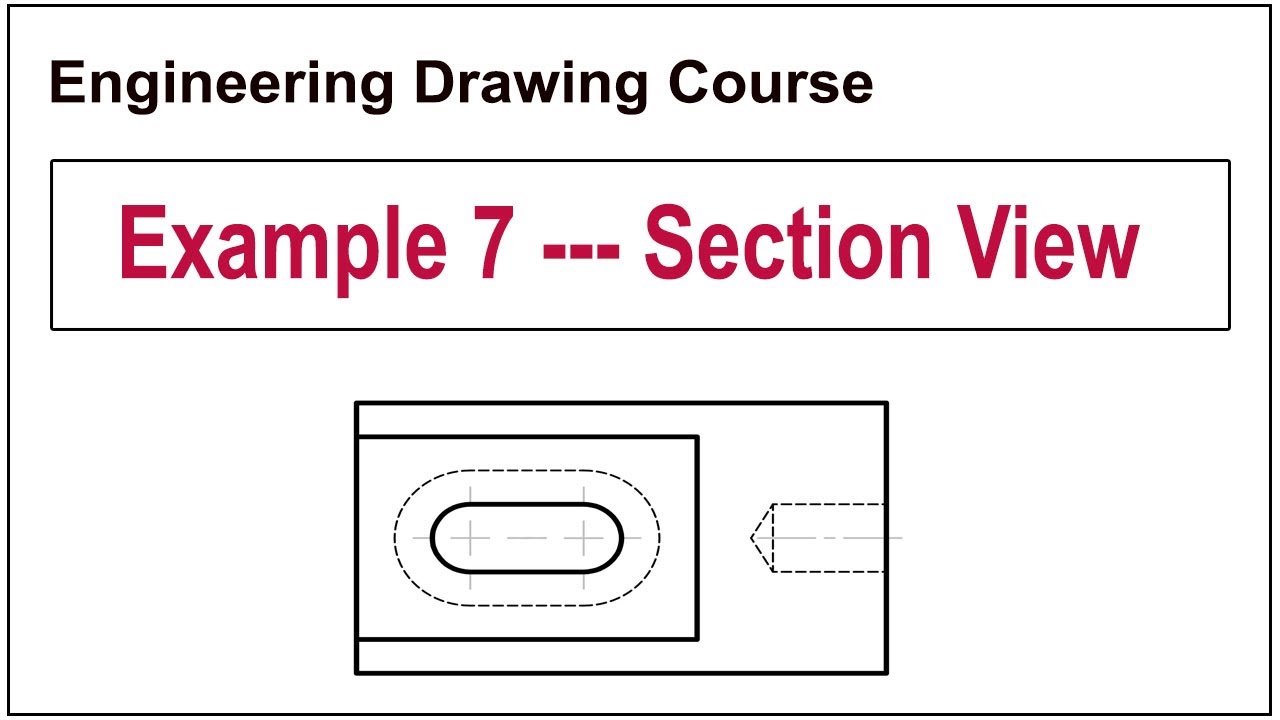 Example 7 (Section View - Full Section) - YouTube