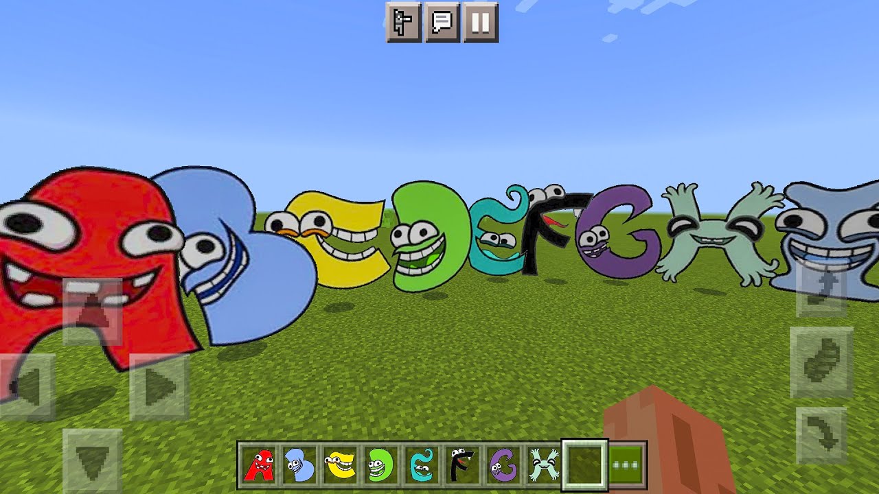 NEW Evil Alphabet Lore Nextbots in Minecraft PE - YouTube