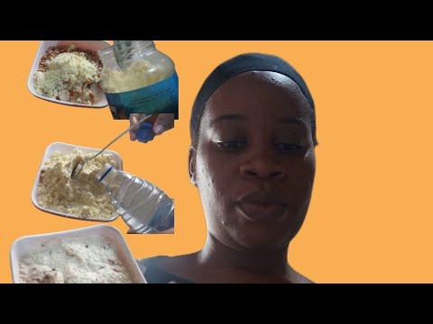 PERFECT WAY TO ENJOY SOAKING OR DRINKING GARRI aka NIGERIAN FOOD - YouTube