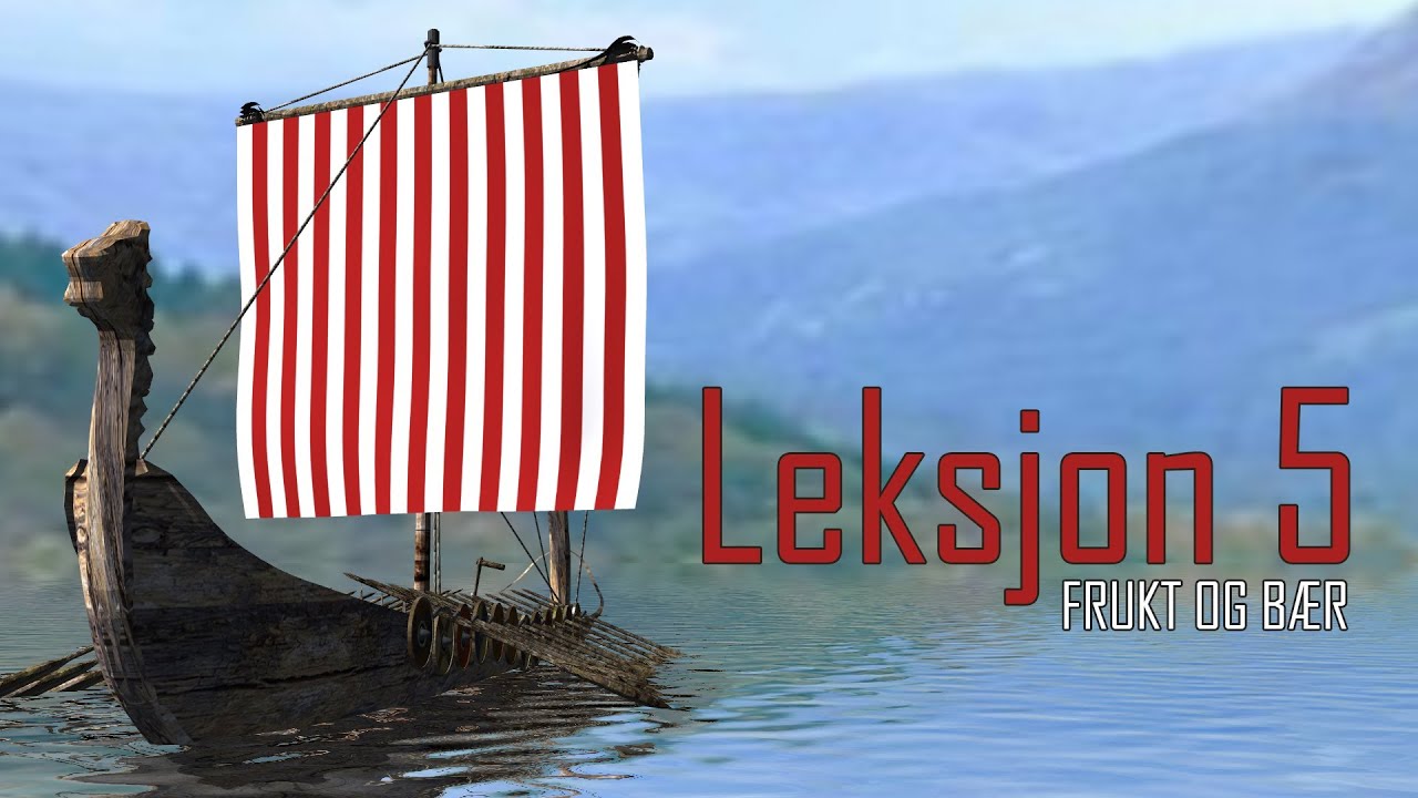 Frukt og bær/ Fruits and berries in Norwegian - YouTube