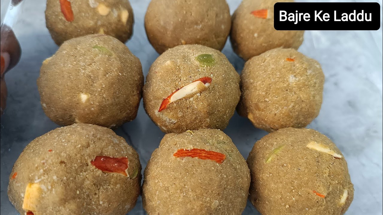 Bajre Ke Laddu Recipe | बाजरे के लड्डू रेसिपी | Bajra Laddu | Laddu ...
