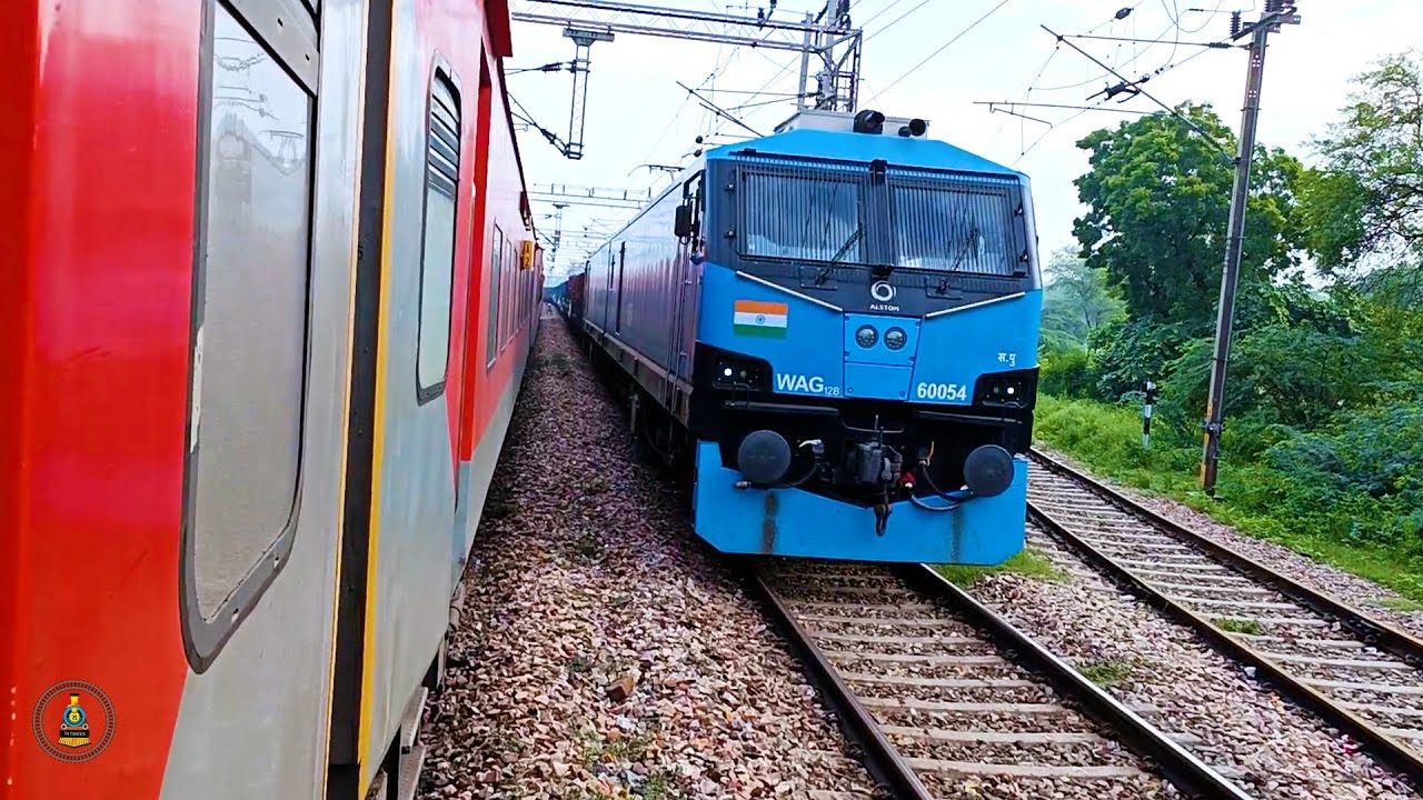 #wag12 | Powerful Locomotive WAG 12 with fully loaded Freight सबसे ...