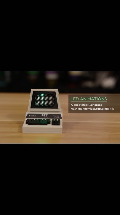 replica of the PET commodore learn.adafruit.com/mini-commodore-pet-with-charlieplexed-led-matrix ...