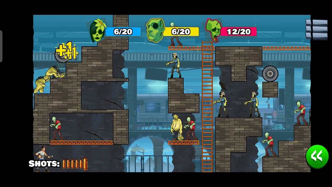 Level 28 complete in the game stupid zoombies 3 😃😳😯 - YouTube