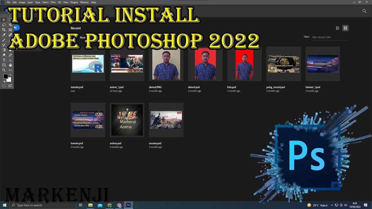 Tutorial Install Adobe Photoshop 2022 - YouTube