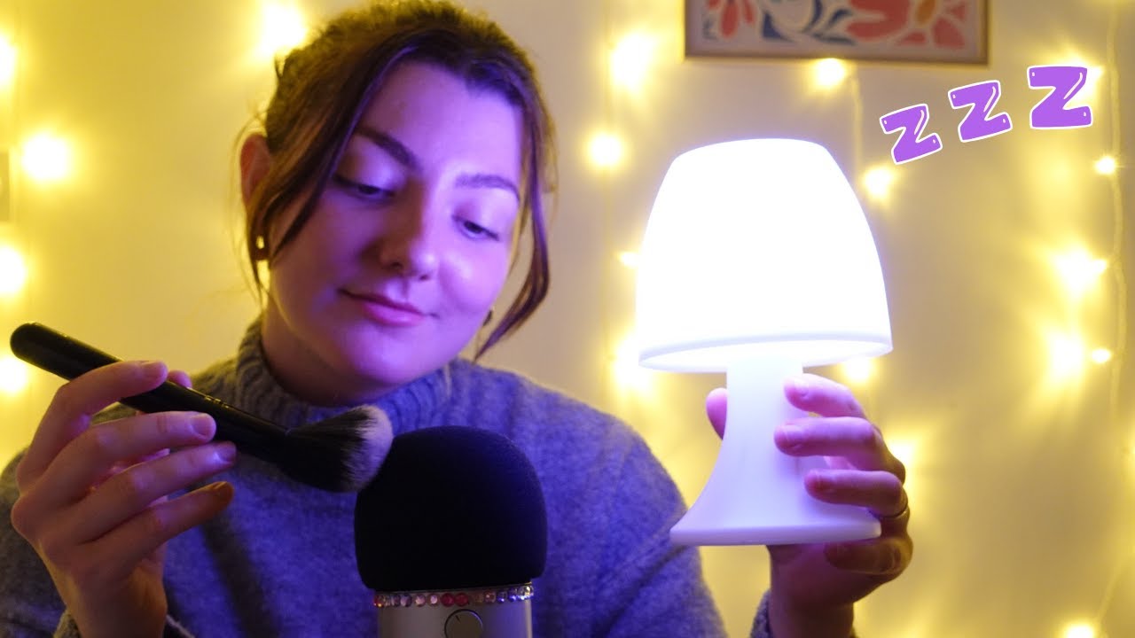 ASMR Lumière colorée + Mic Brushing ~ Je te parle de mon rêve de ...